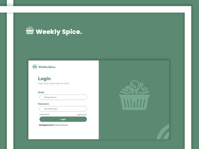 Online Store Login Mockup by N. SAI SHASHANK on Dribbble