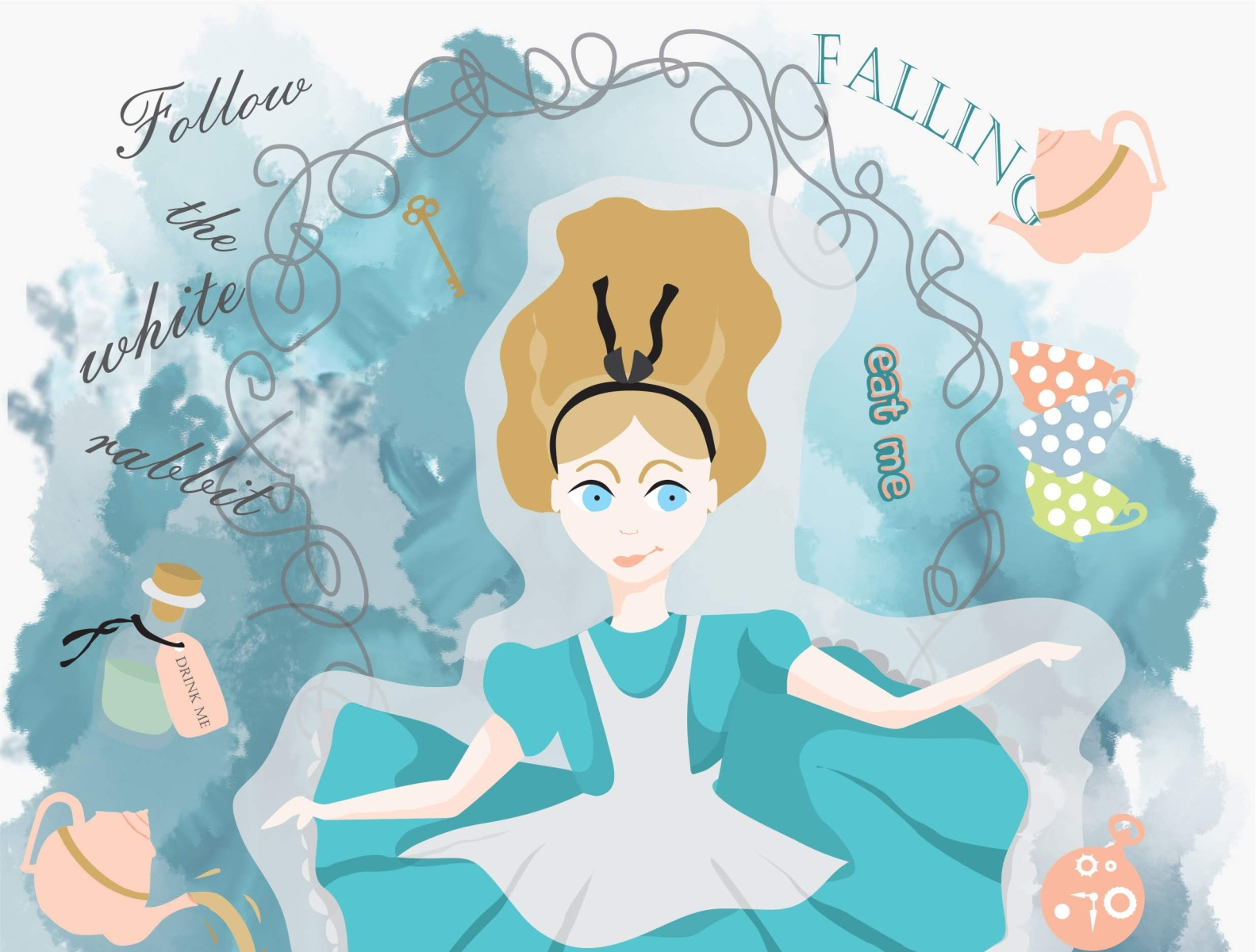 Alice Falling by Sofìa Sánchez on Dribbble