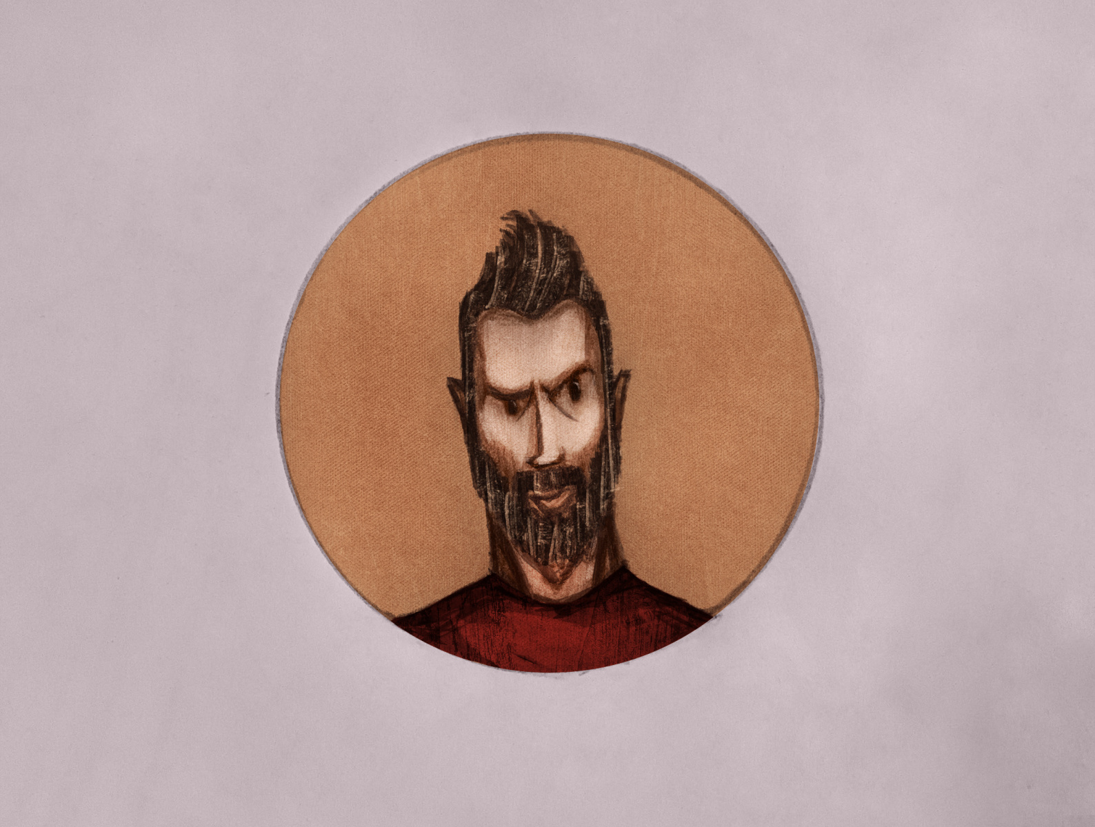 self portrait by Designsoup on Dribbble