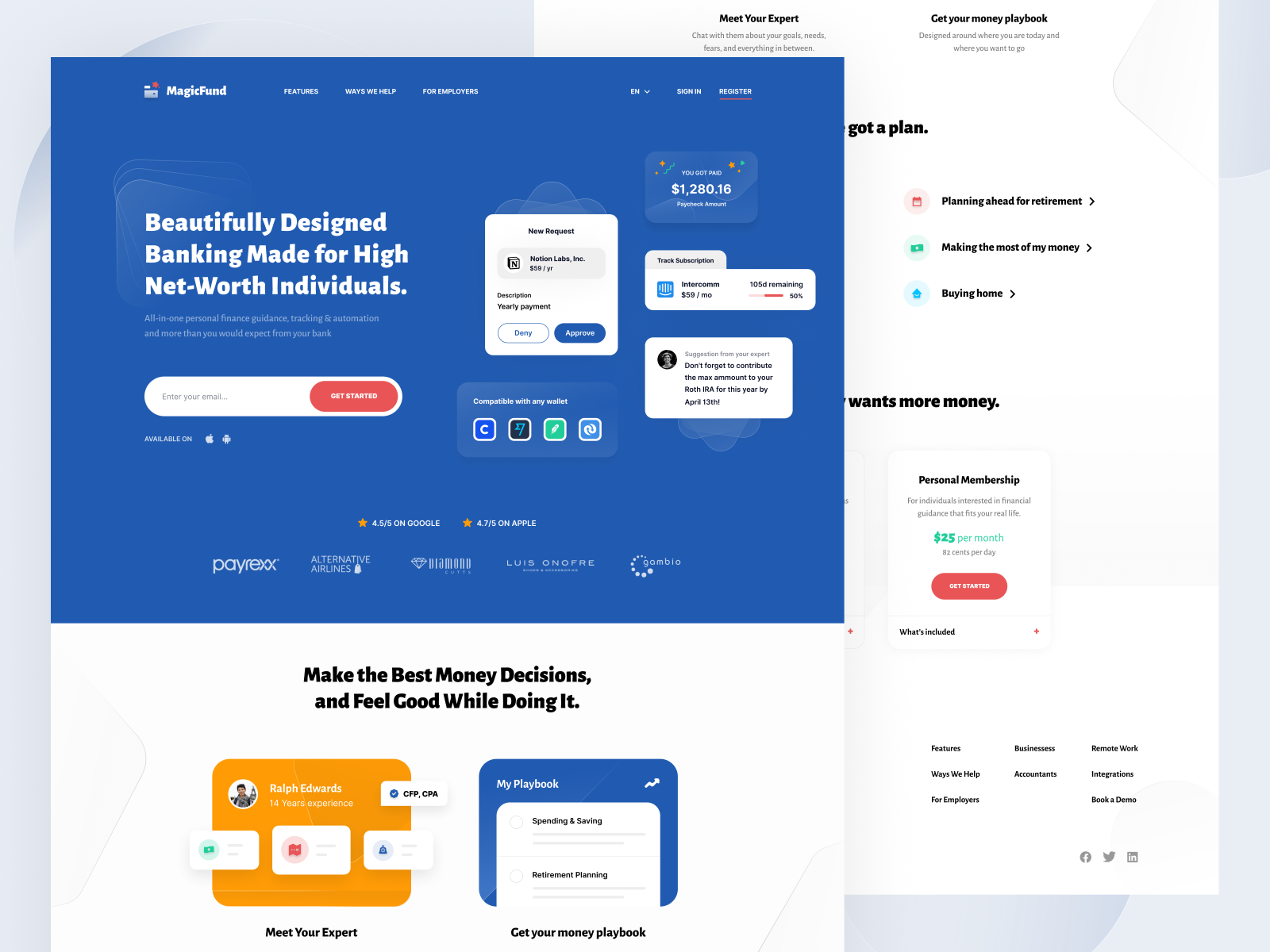 MagicFund - Landing Page by Puji Ari (North) for Dipa Inhouse on Dribbble