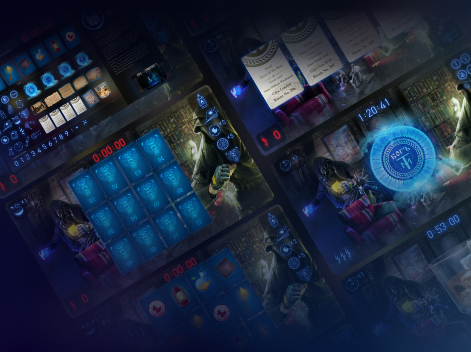 Game UI Concept Design by Kate Pereborska on Dribbble