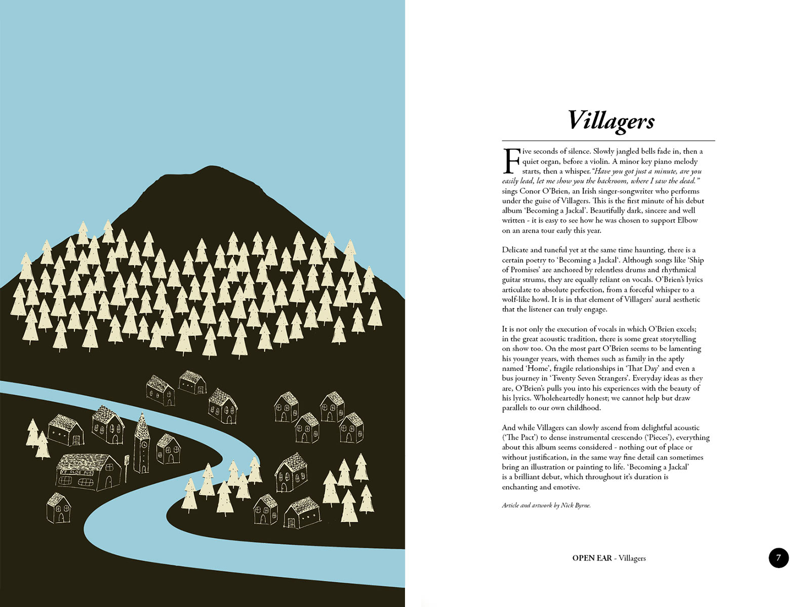 Villagers illustraion by Nick Byrne on Dribbble