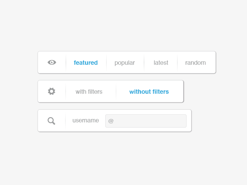 Menu Interface by Mike Hince on Dribbble