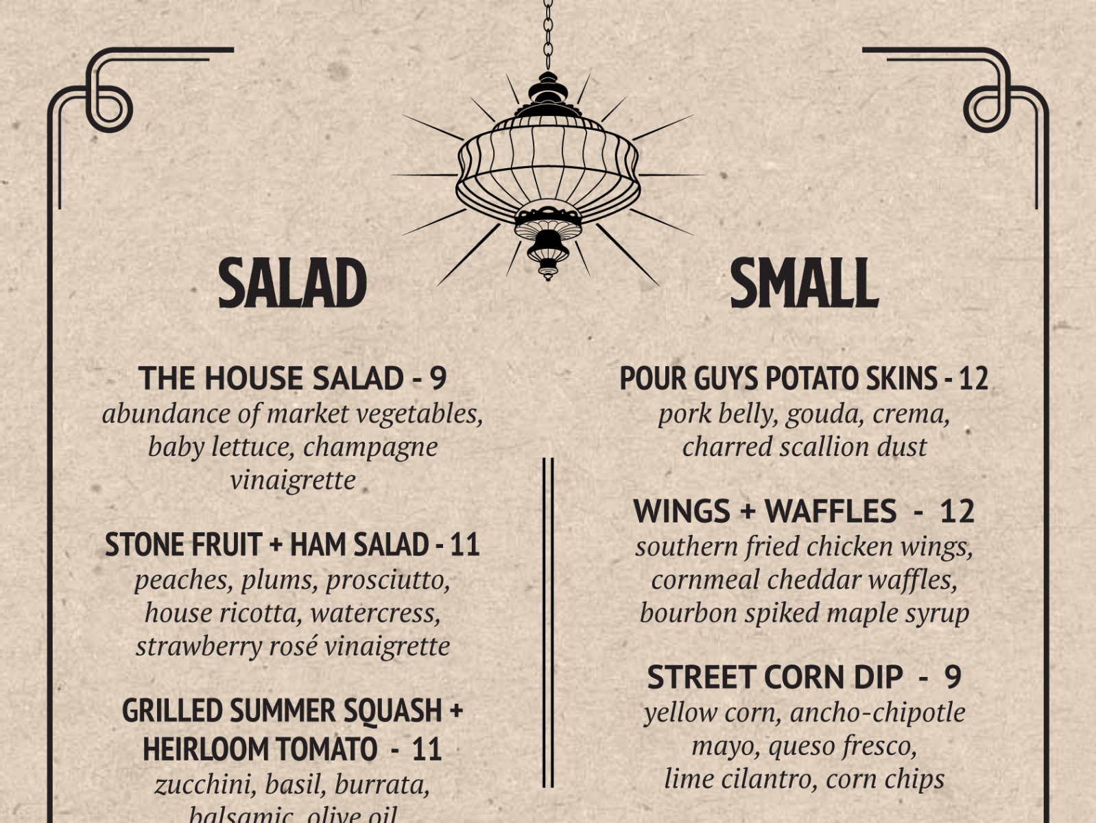 Menu Showdown SF by Katie Sell on Dribbble