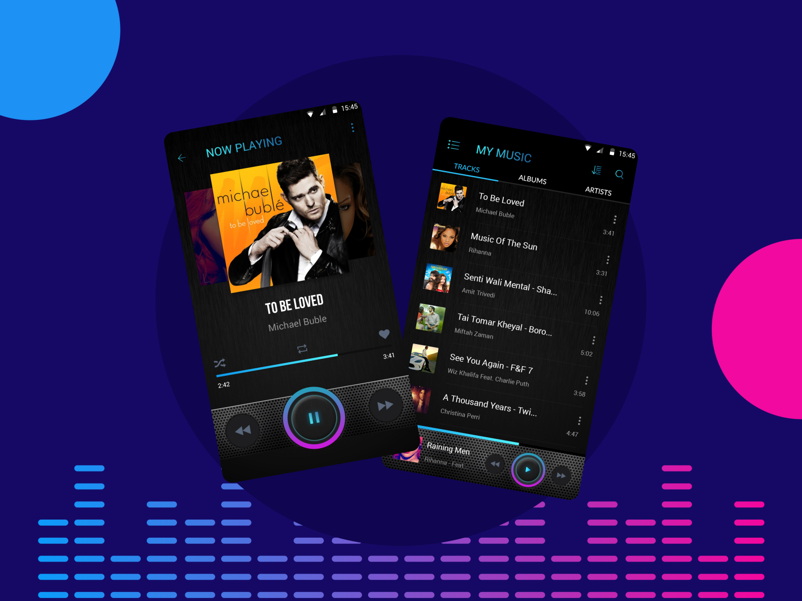 Roop Music Player App by Md. Mutaher Hossain on Dribbble