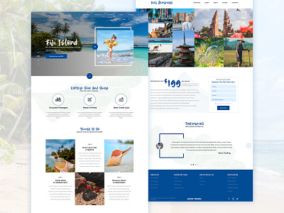 Quick Travel UI Web Design Inspiration by Hardik on Dribbble