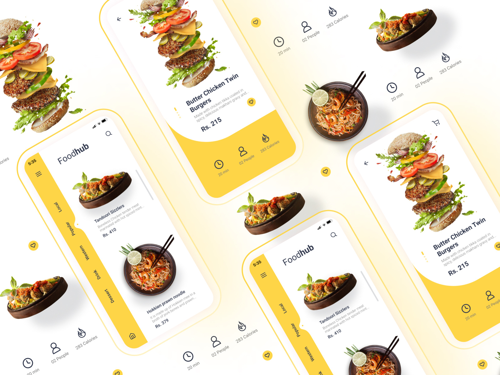 Food App by dot_pixel_design on Dribbble