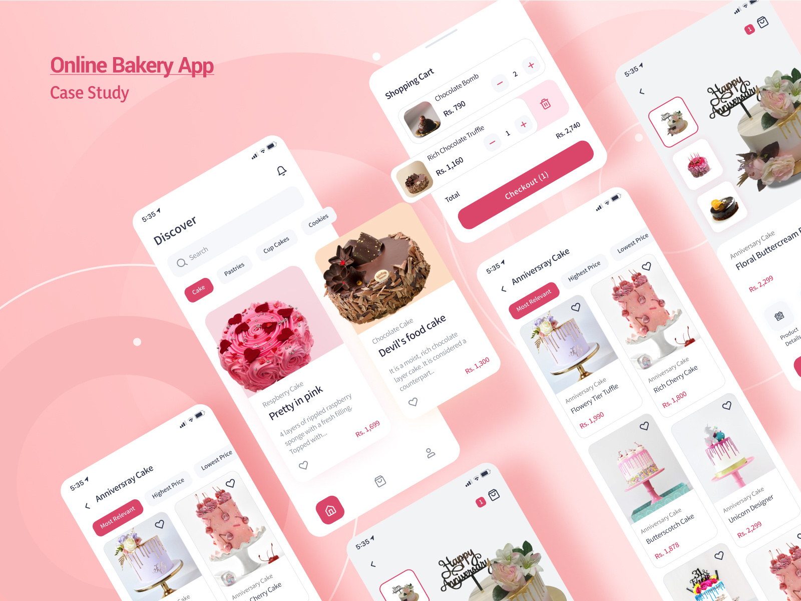 Bakery App by dot_pixel_design on Dribbble