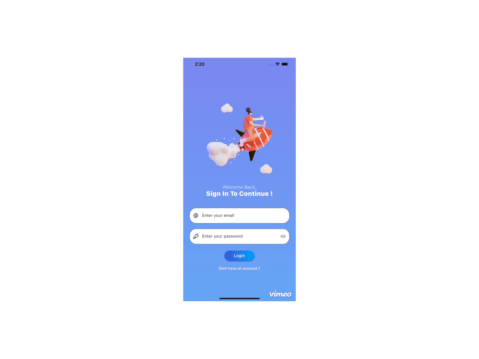 Sign-up animated ux/ui by Siddhesh Shivdikar on Dribbble