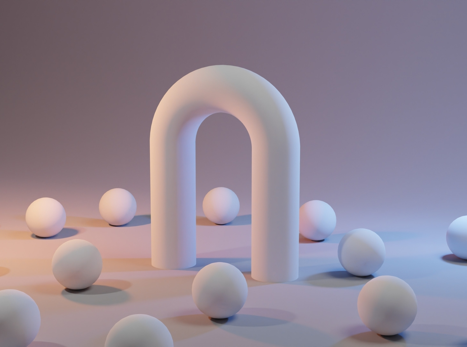 Basic Relaxing geometric shapes with simple lights scattering. by ...
