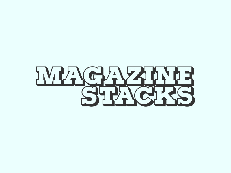 Magazine Stacks Logo by Manoj Gautam on Dribbble