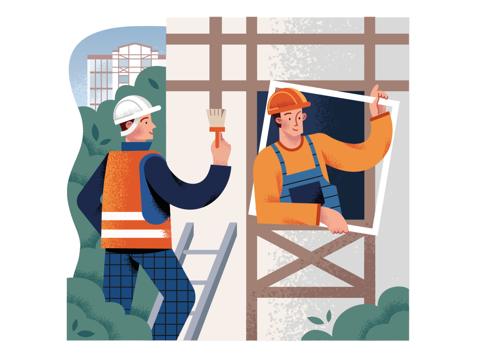 Finishing the house by Kate Avleva on Dribbble