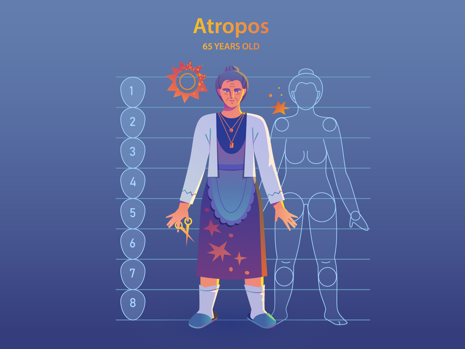 Atropos | Tha Fates | Character design by Kate Avleva on Dribbble