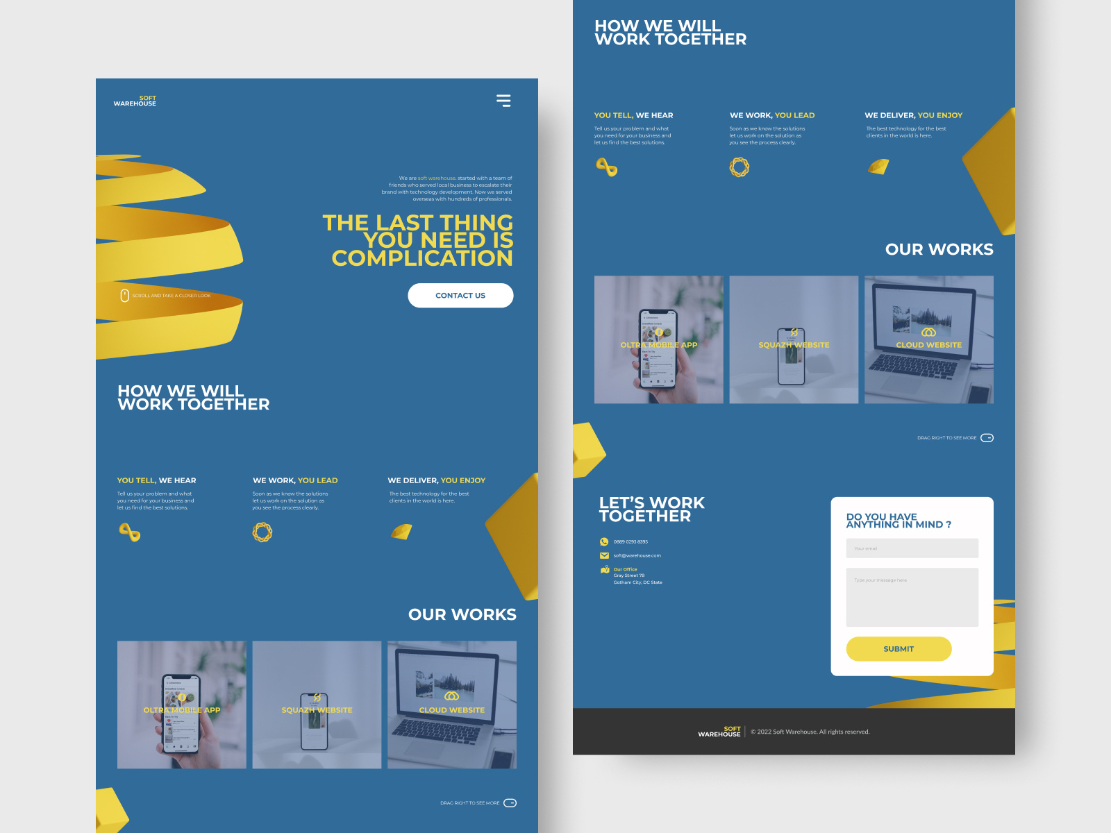 Daily UI #003 / Landing Page by Hendi Bertus on Dribbble