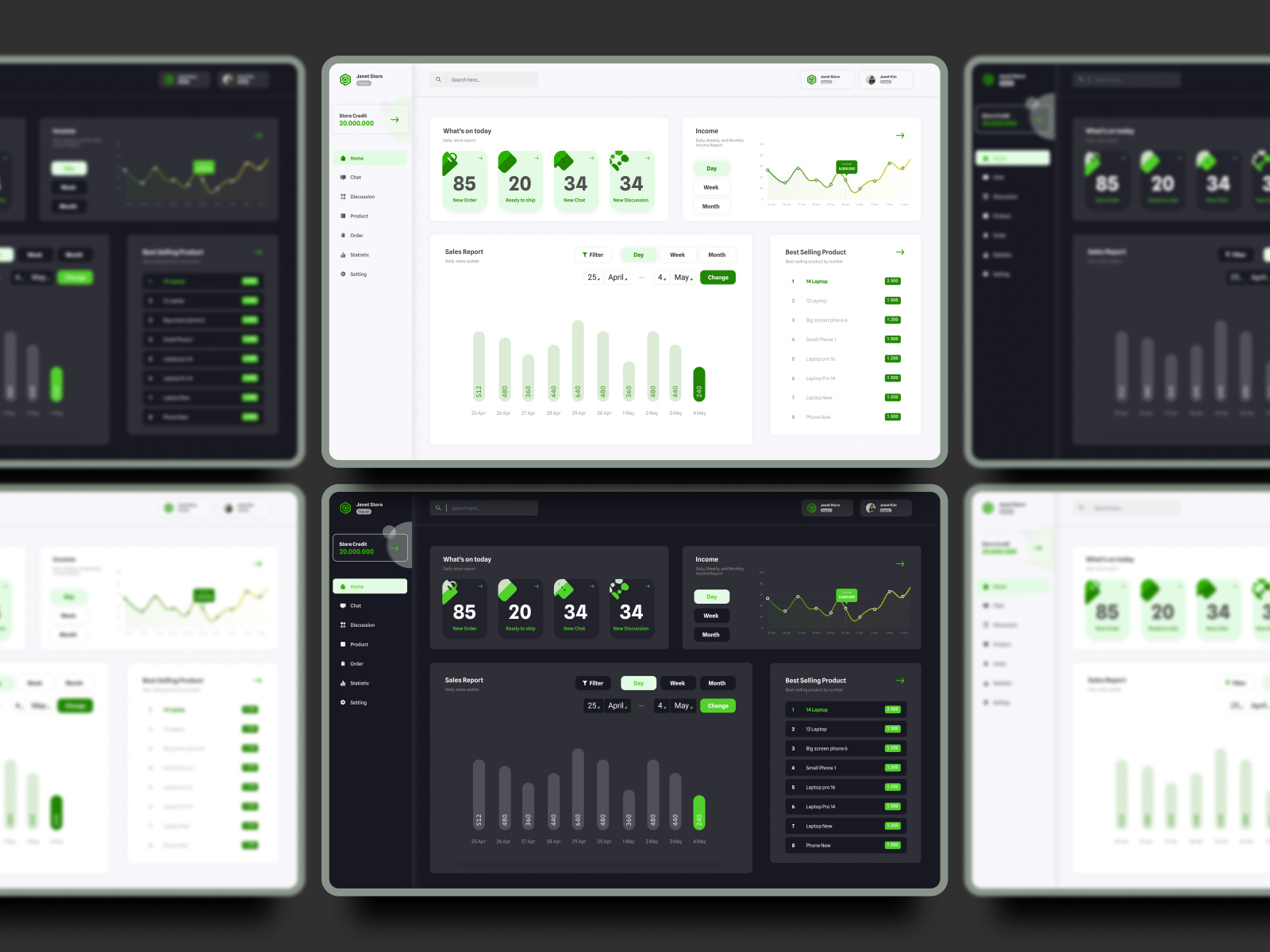 Daily UI 018 - Analytics Chart by Hendi Bertus on Dribbble