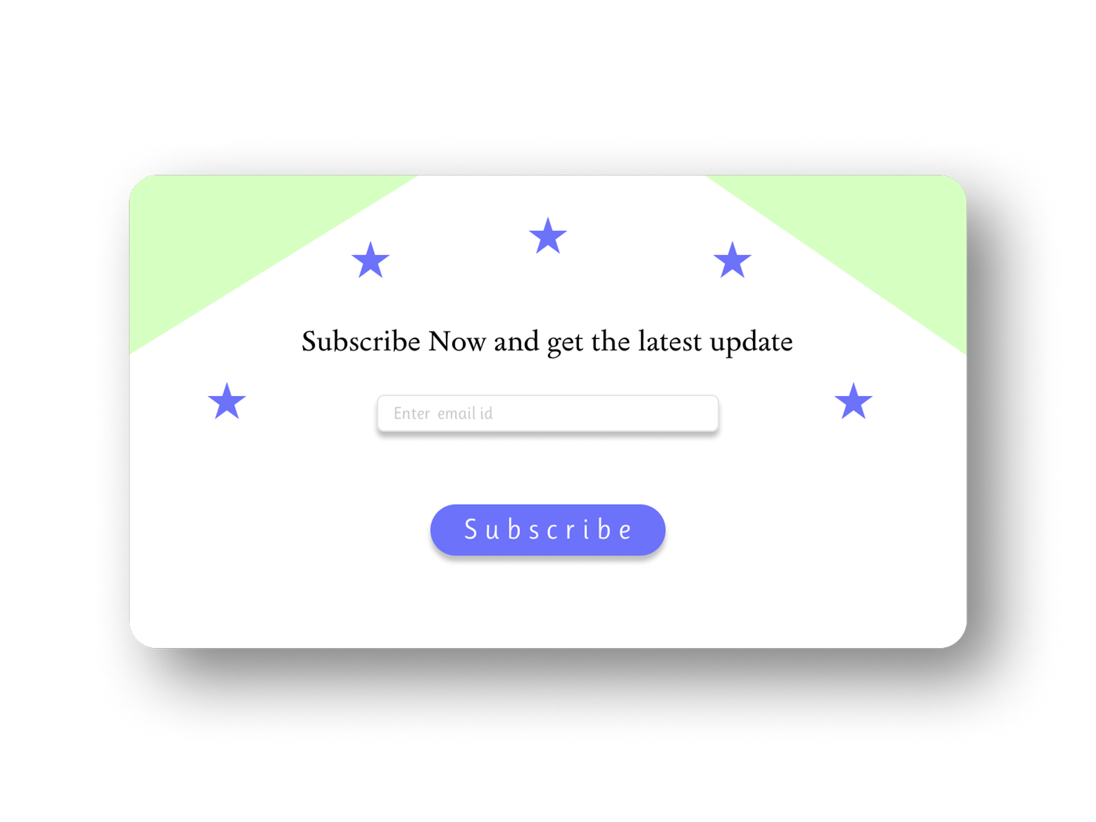 Subscribe UI by Faisal Islam on Dribbble