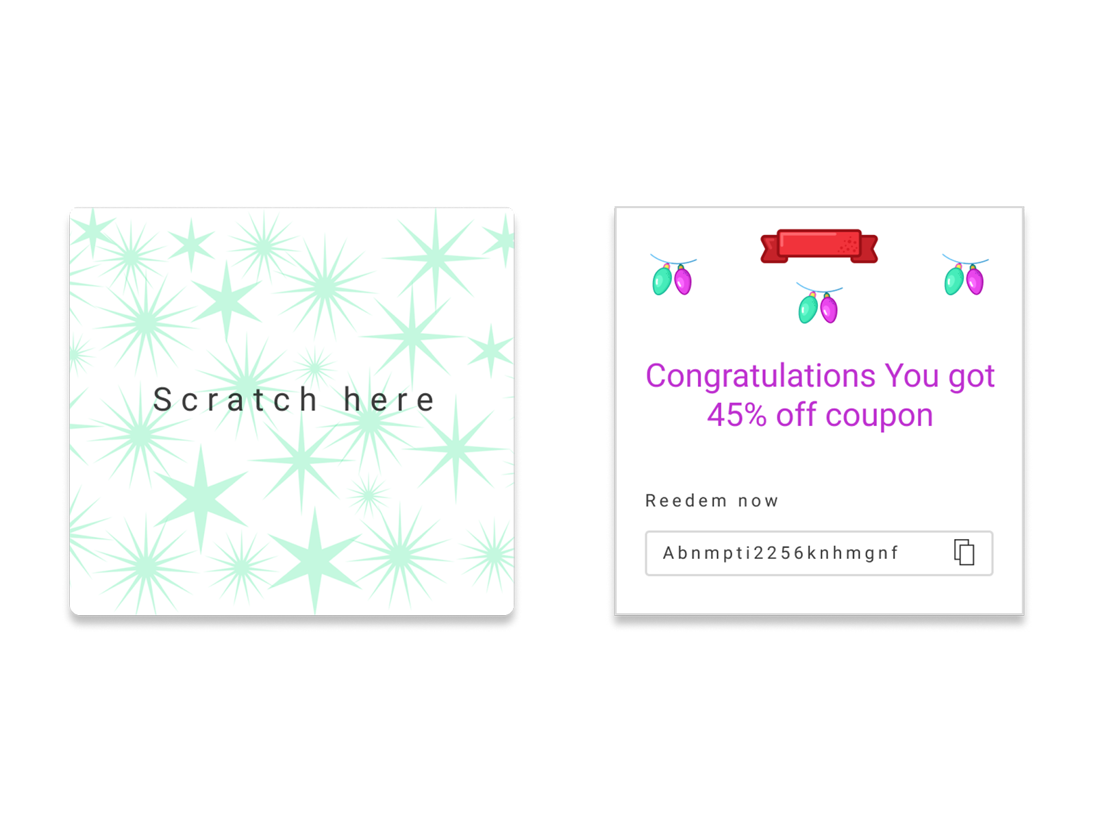 Redeem Coupon UI by Faisal Islam on Dribbble