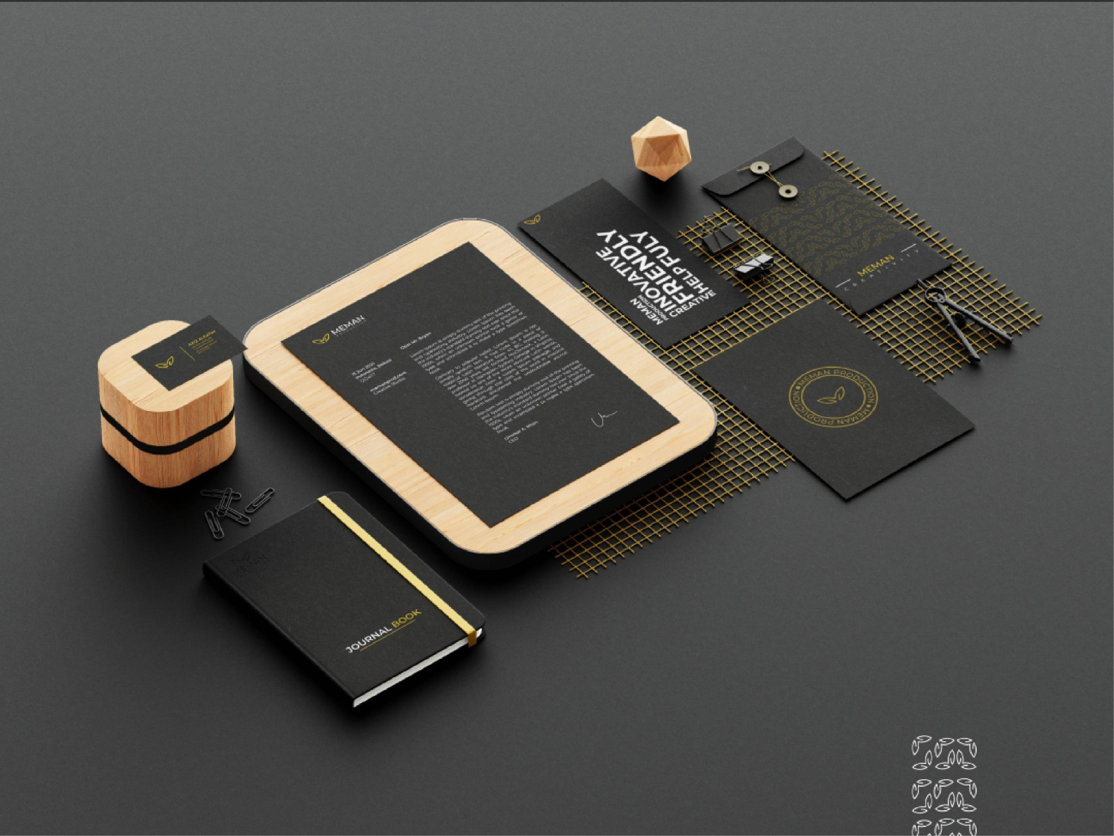 Meman Production - Brand Identity (2/3) by Aziz Alfatih on Dribbble