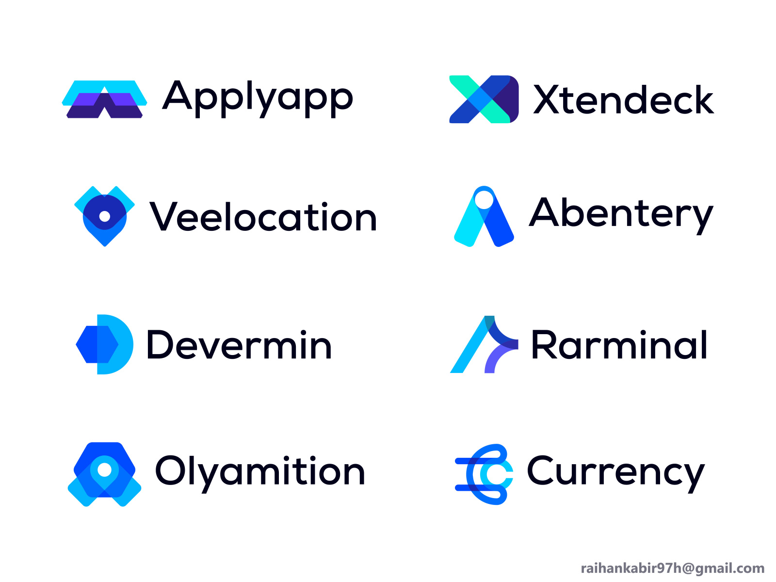 Letter mark logo collection by Raihan Kabir on Dribbble