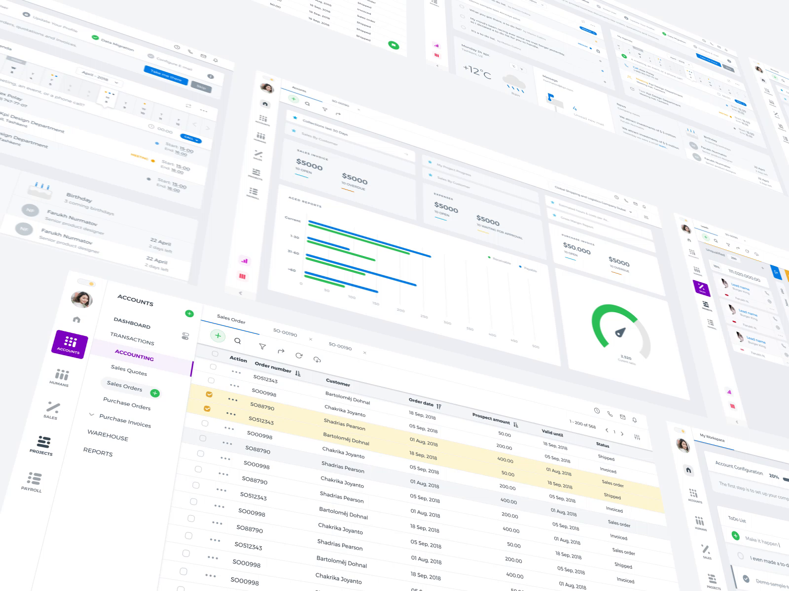 ERP system — Animation by AIF on Dribbble