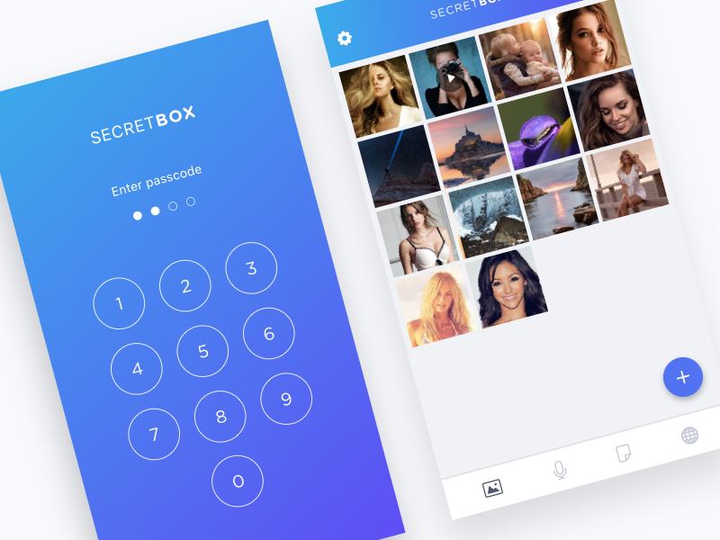 SecretBox by Martin Berbesson on Dribbble