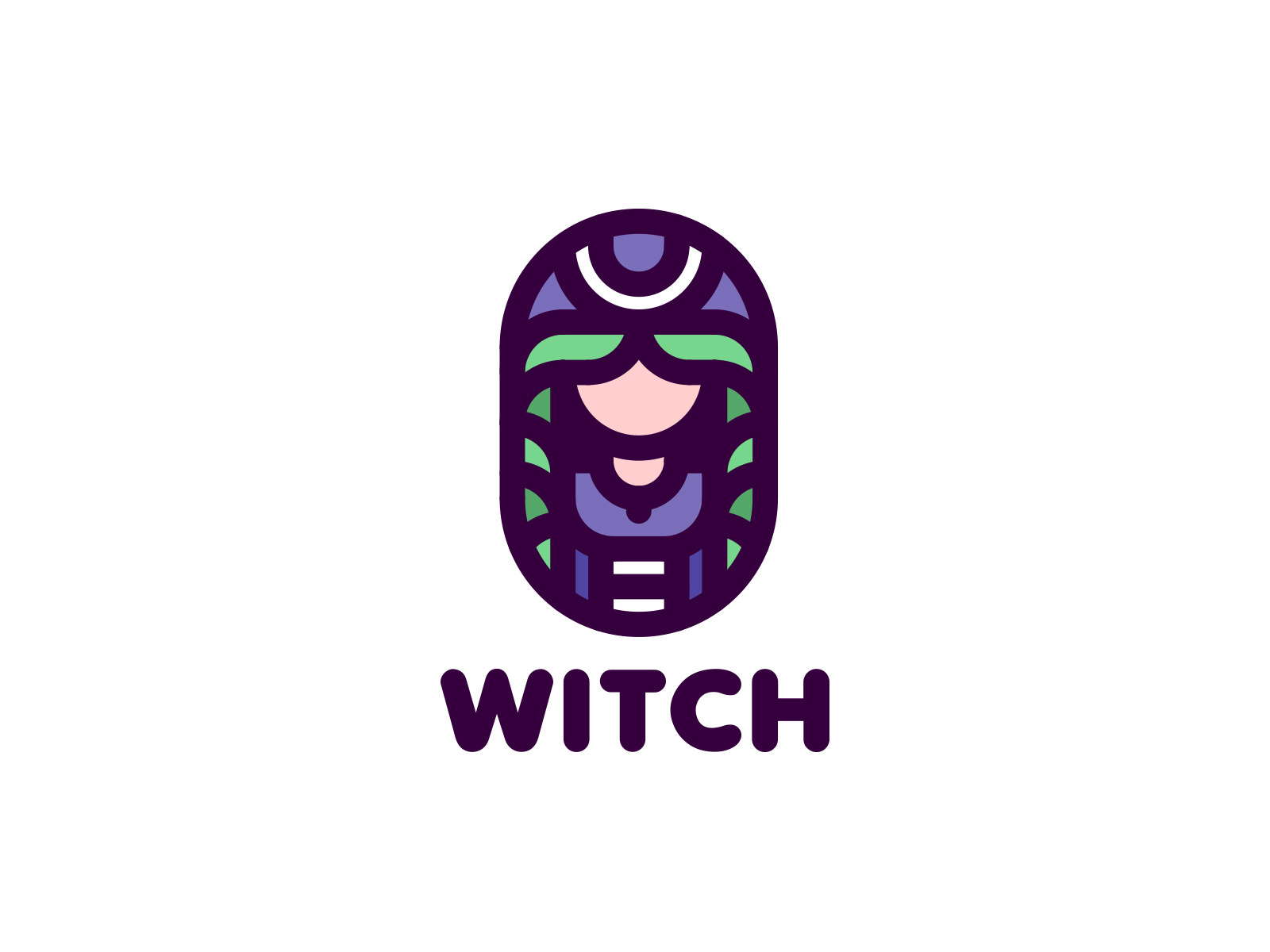Witch Logo 195 by Nikita Golubev on Dribbble