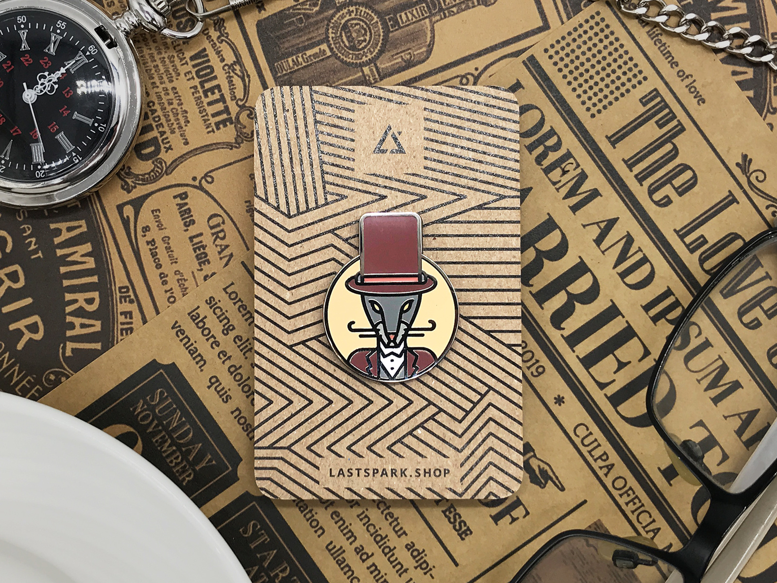 2020 Rat Enamel Pin For Sale by Nikita Golubev on Dribbble