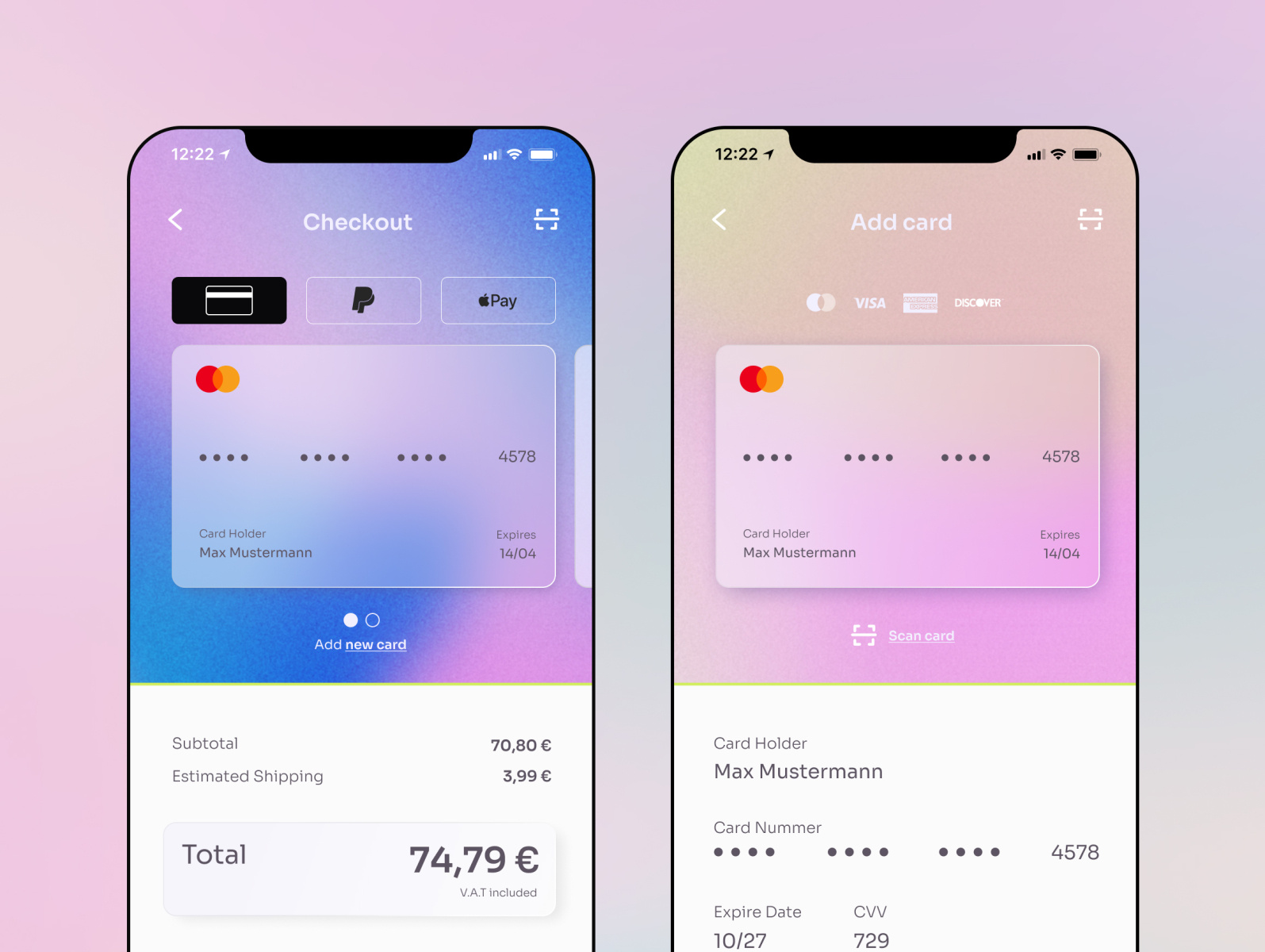 Day 002 — Credit Card Checkout | UI challenge by Max Weber on Dribbble Day 002 — Credit Card Checkout | UI challenge by Max Weber on Dribbble