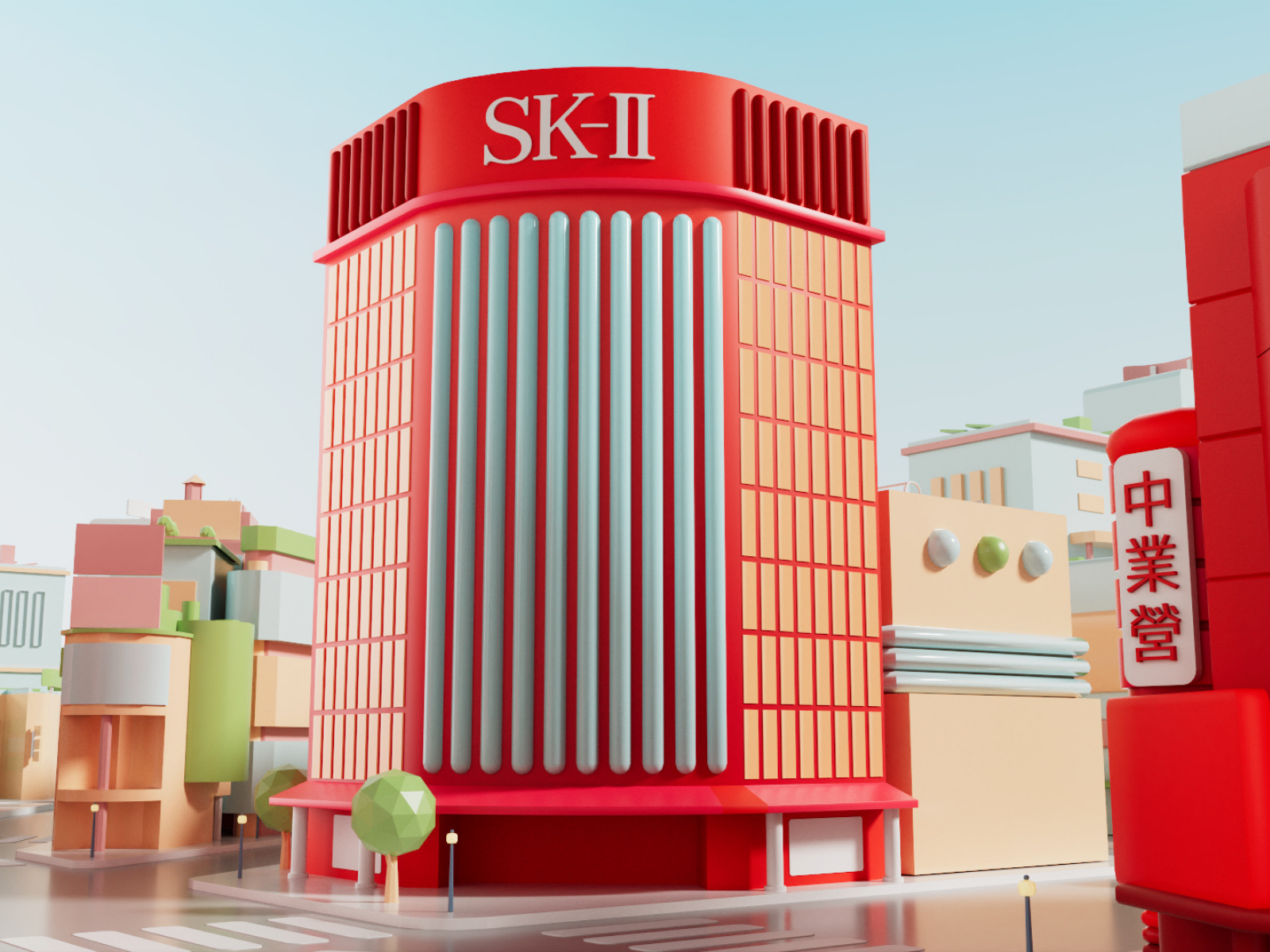 SK-II Shibuya Crossing by Arcade Studio on Dribbble