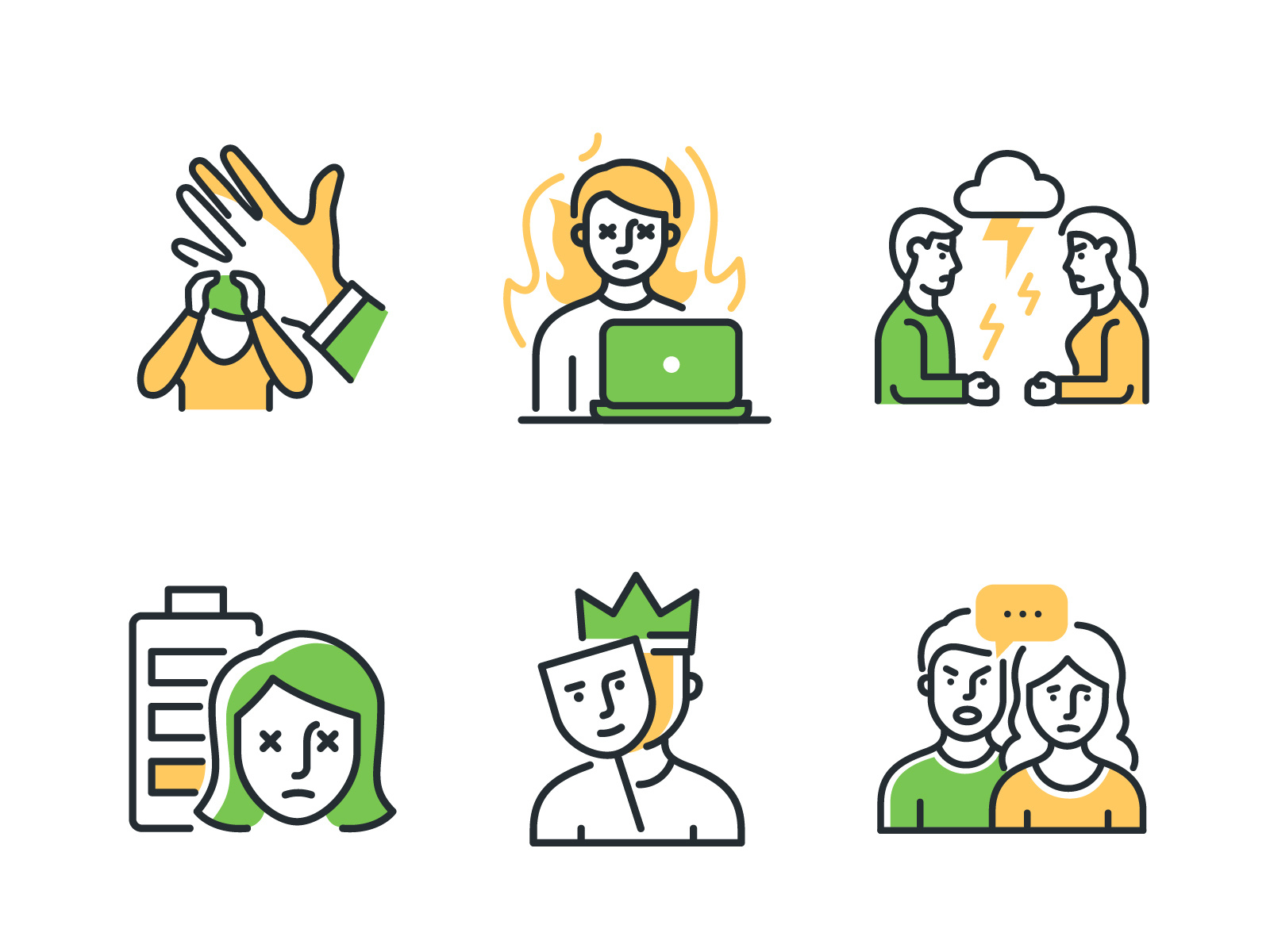 Highlight Icons Part II by Boyko on Dribbble