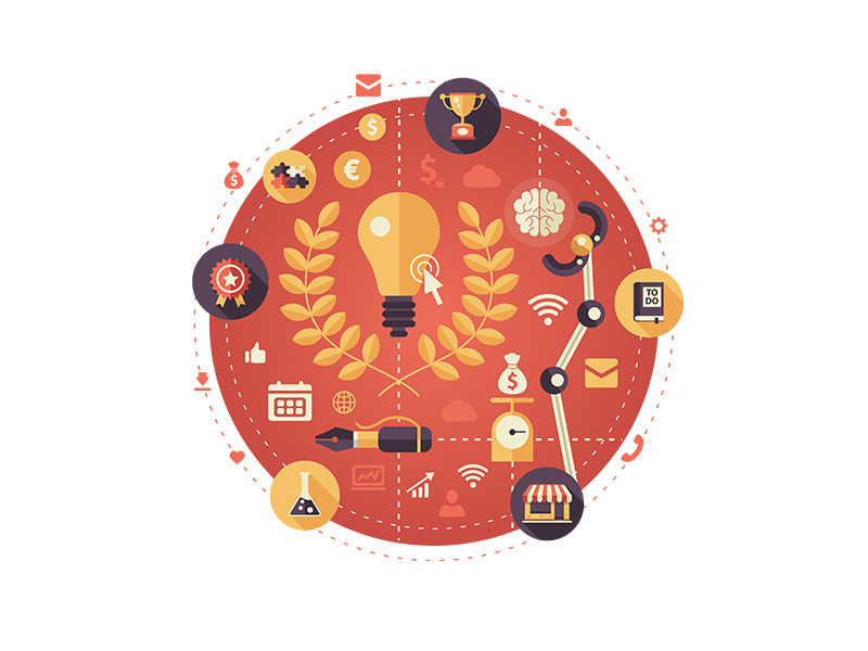 Business - flat illustration by Boyko on Dribbble