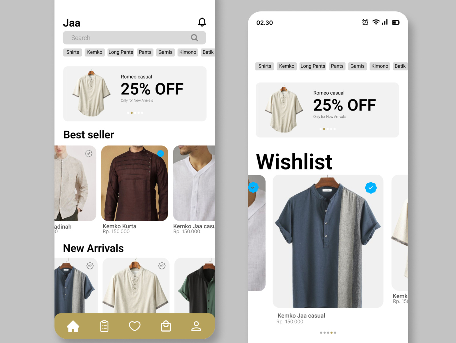 My first UI design on 2022 by Anreza Bima on Dribbble