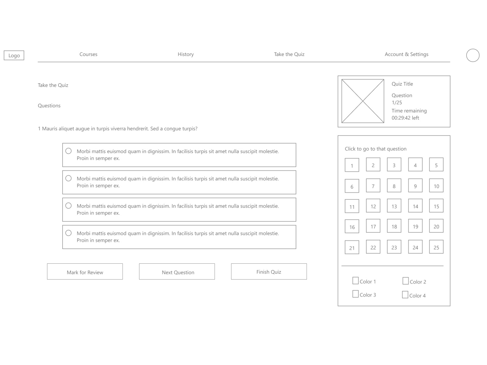 Kala School Quiz - Wireframe by Lavanya Sivasankaran on Dribbble