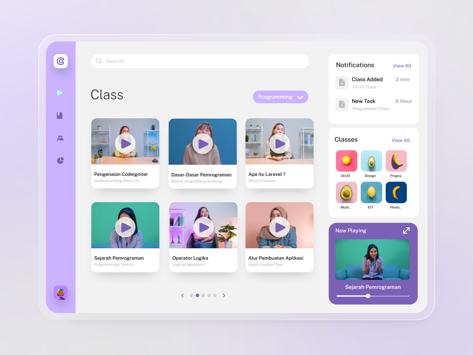 Online Course UI Design by Fazil Muhammad on Dribbble