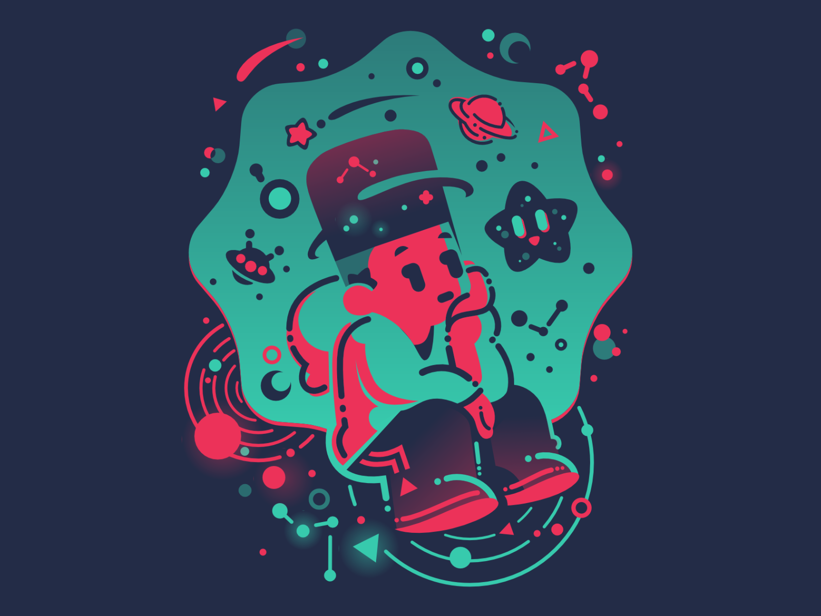 Spaced Out By Brian Shepard On Dribbble spaced-out-by-brian-shepard-on-dribbble