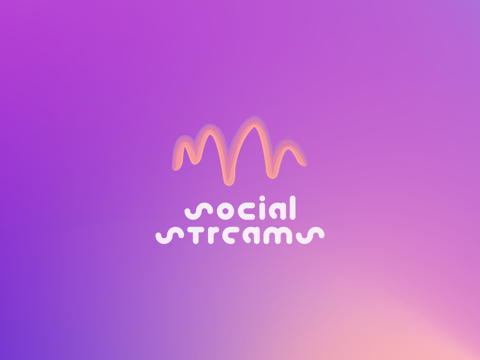 Logo Social Streams by Designer Luisa on Dribbble