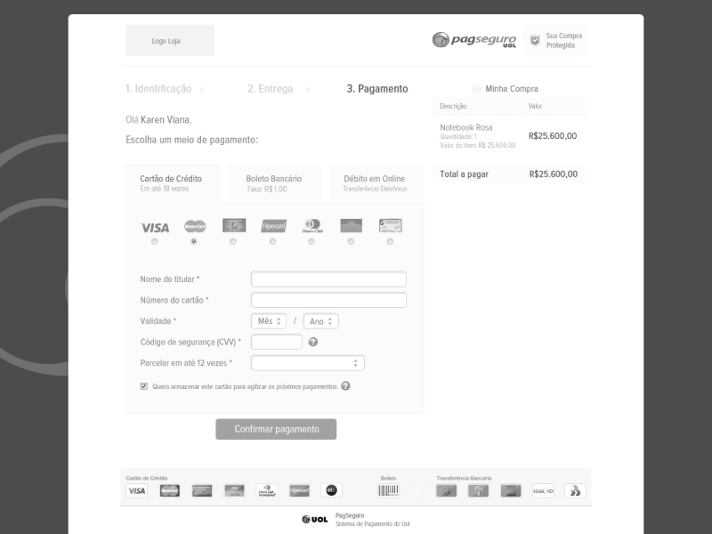 Checkout Wireframe by Karen on Dribbble