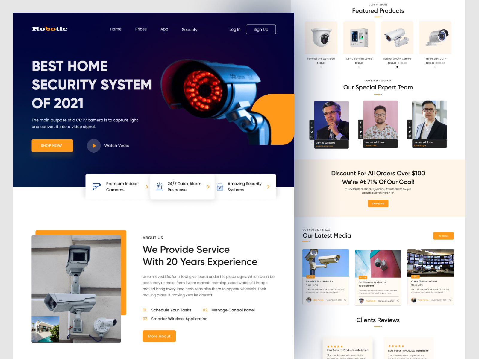 Camera - Landing Page Design by Ahmad Kawsar on Dribbble