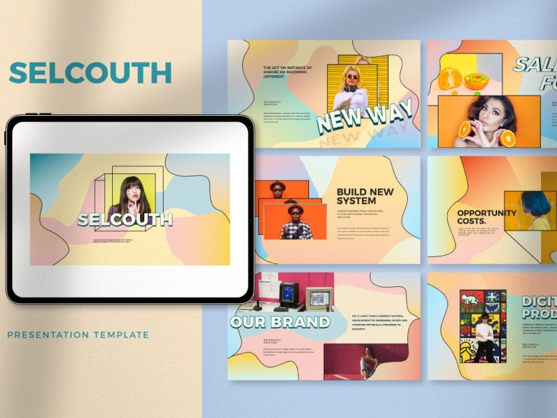 Selcouth - Pastel Portfolio by Template Genius on Dribbble