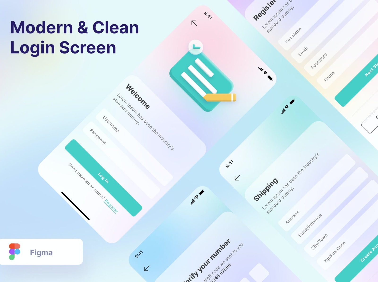 Login Screen Ui Kits by Deck Genius on Dribbble