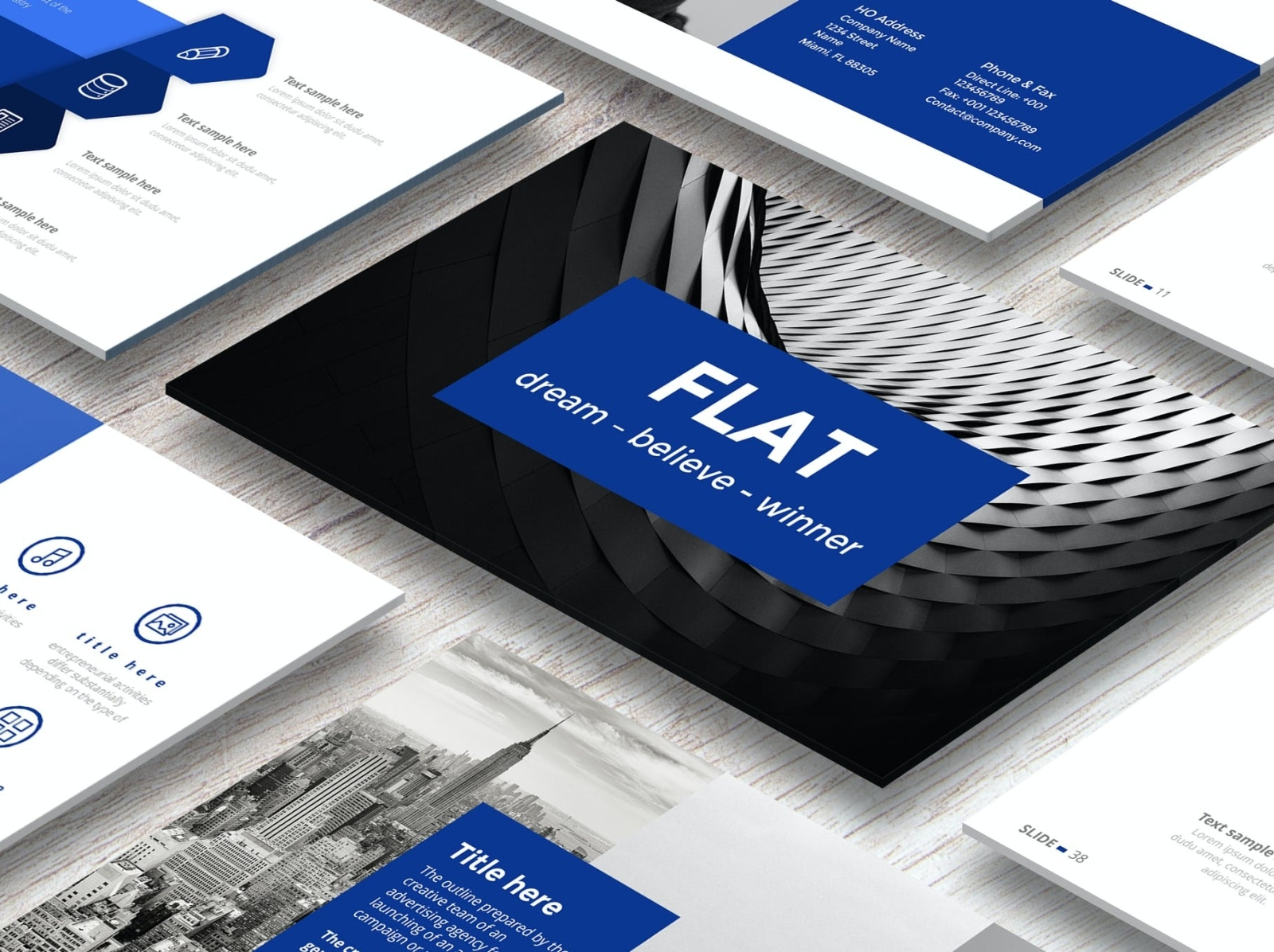 FLAT Templates by Template Genius on Dribbble