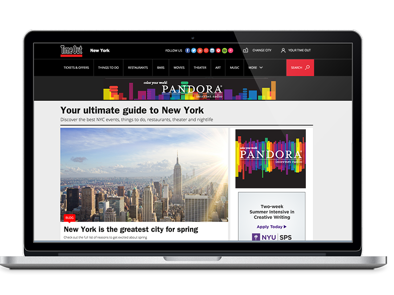 Pandora Banner Ads by Jamie S on Dribbble