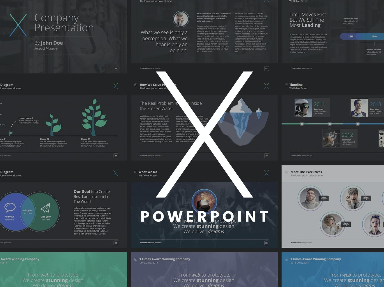 The X Note by SlideMaster on Dribbble