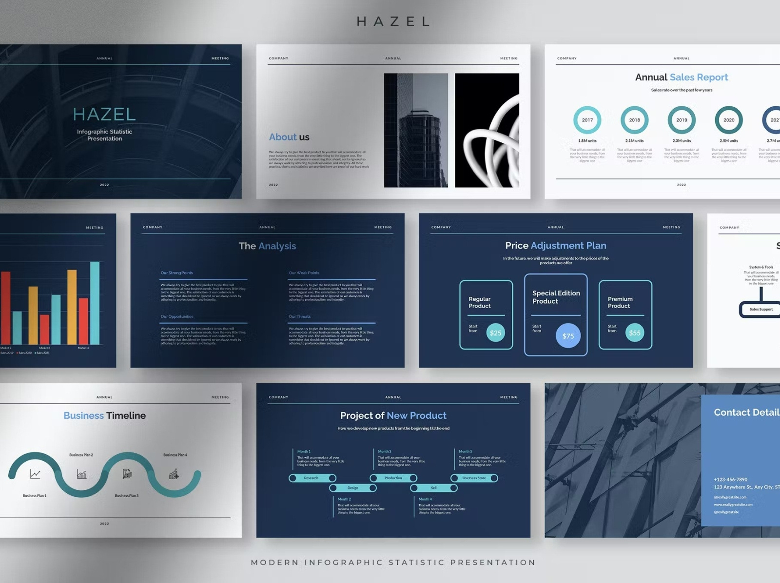 Professional Modern Infographic Statistic by SlideMaster on Dribbble