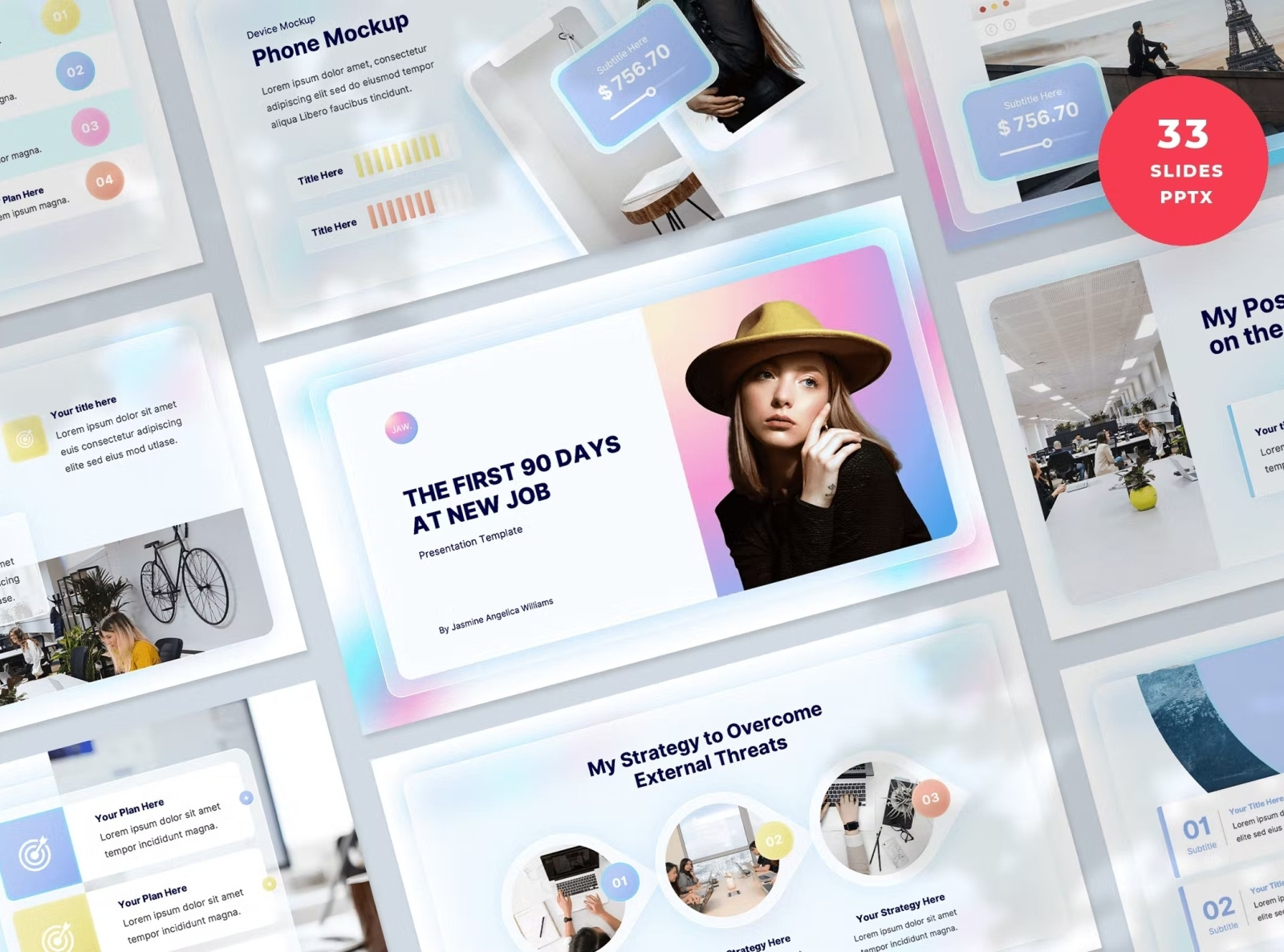 First 90 Days Plan PowerPoint Template by SlideMaster on Dribbble