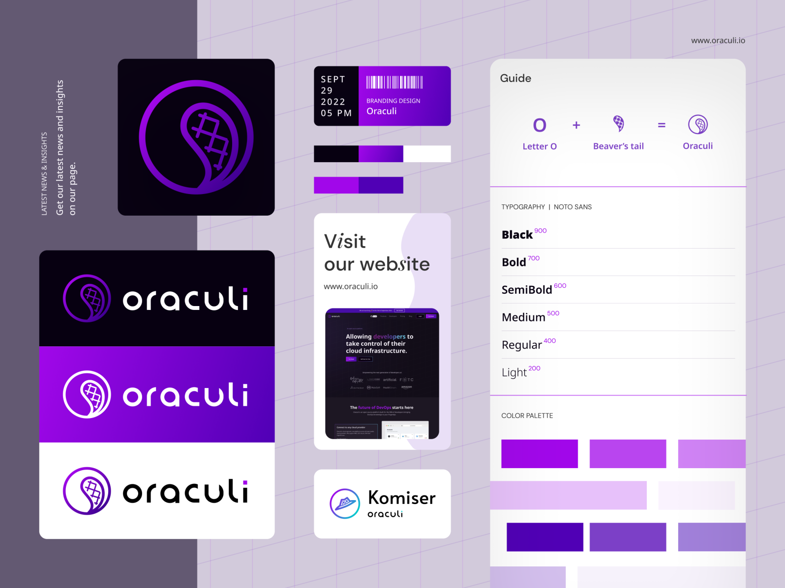 Oraculi Visual Identity by Alexandra "Allie" Mendes for Tailwarden on Dribbble