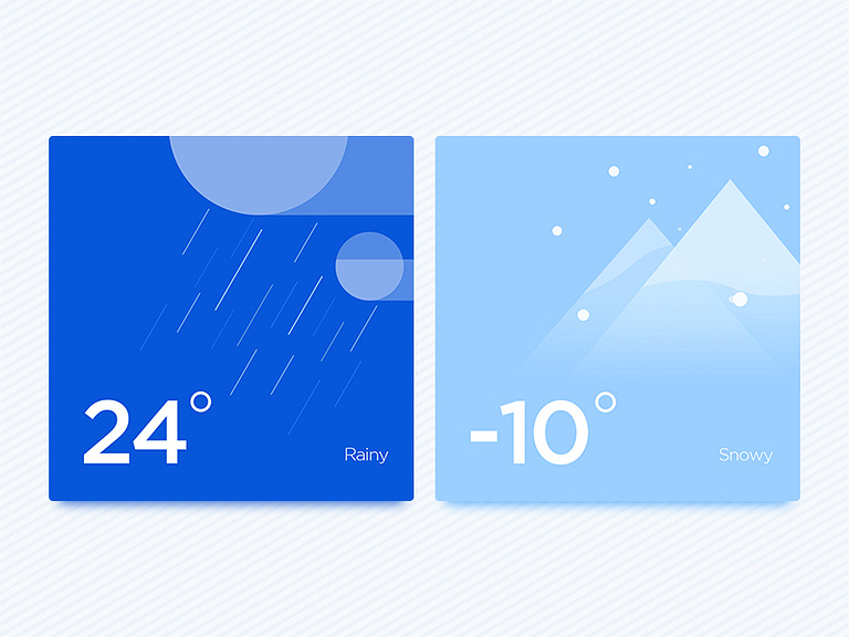 Weather Card by cuntoudoulv on Dribbble