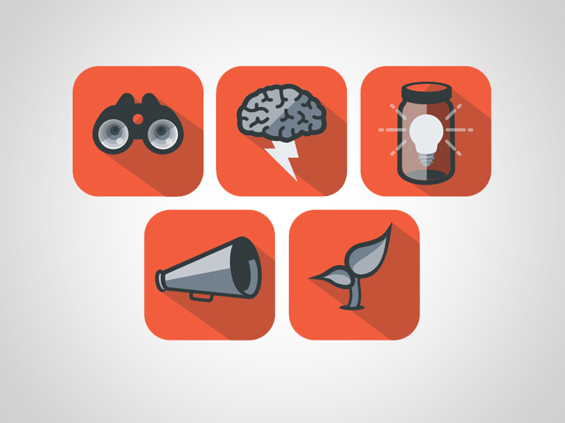 Flat Icon Set by Steph Doyle on Dribbble