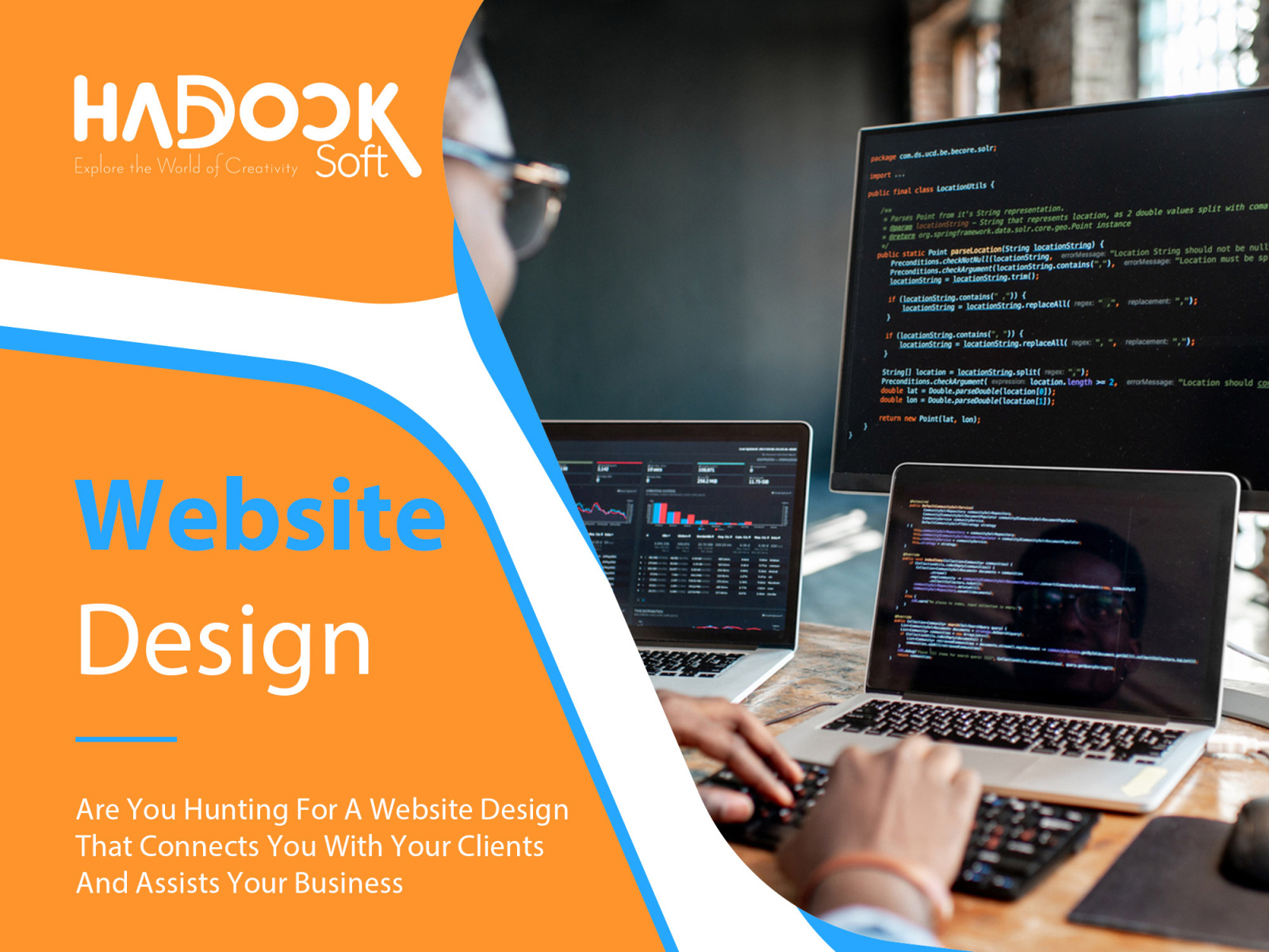 Website Design & Development Services by haddock-soft on Dribbble