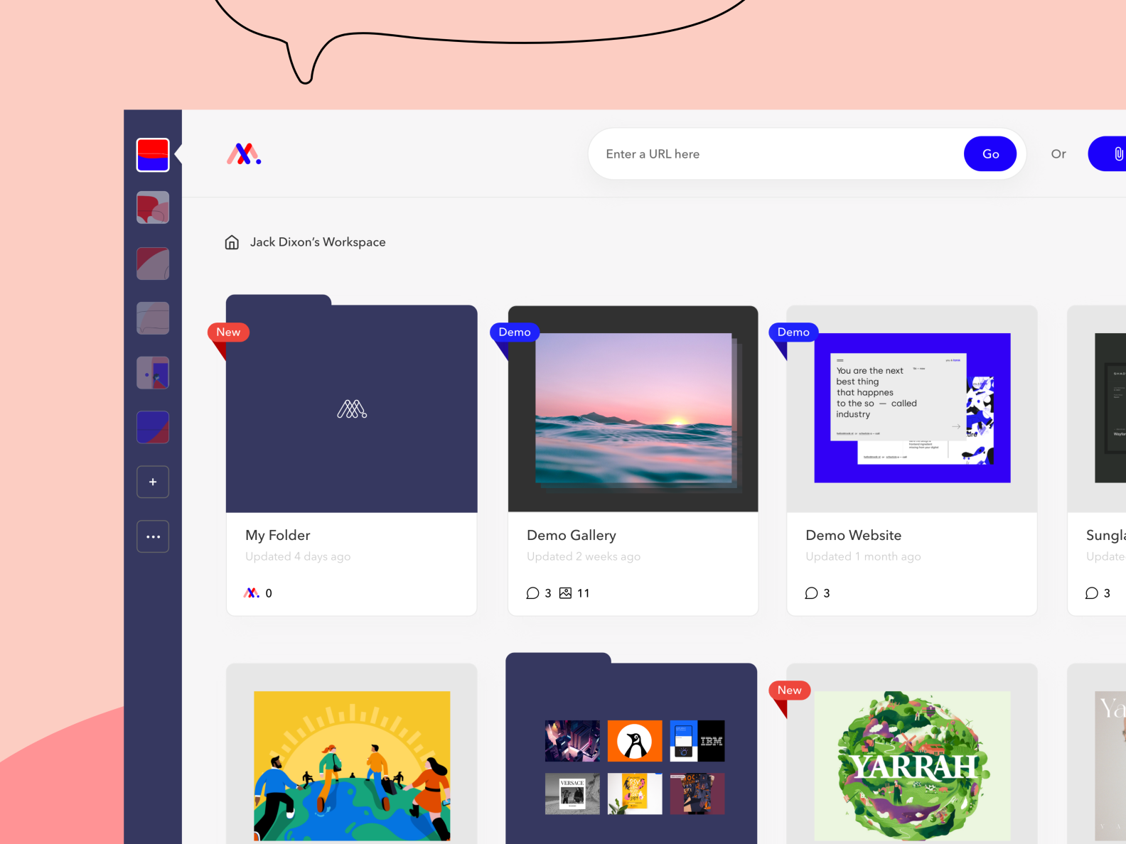 MarkUp Workspaces UI sneak peak by MarkUp on Dribbble